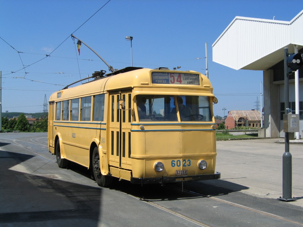 Trolleybus 6023 (1939-1964) – Musée du Transport Urbain Bruxellois