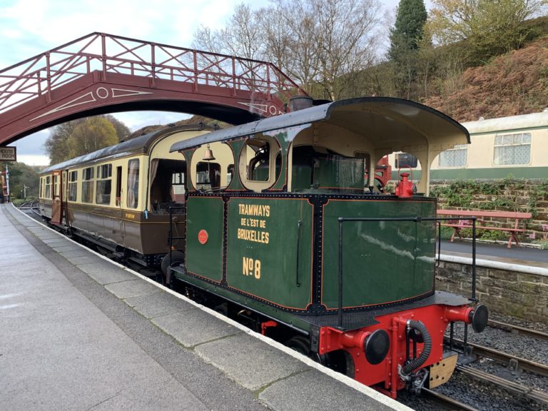 An 1890 steam tram locomotive visiting Brussels! – Musée du Transport ...