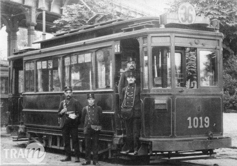Motrice 1019 (ligne 36) – Musée du Transport Urbain Bruxellois